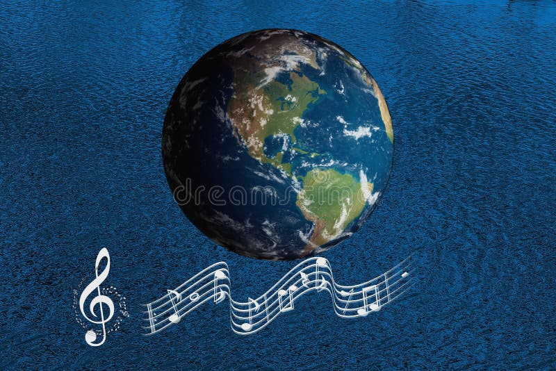 Internet Music Downloads - Music Notes Stock Illustration ...