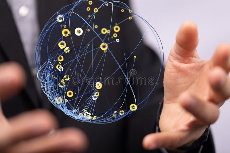 A Internet Net and Data Digital Concept Stock Photo - Image of ...