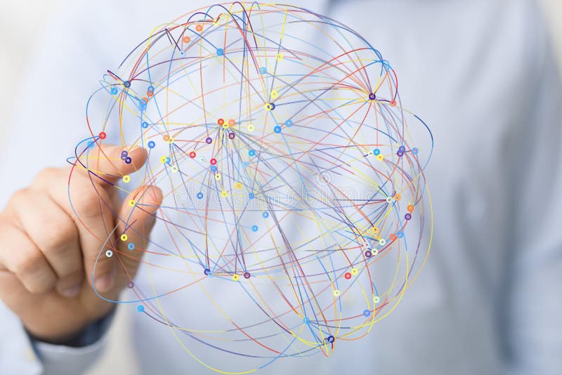 A Internet Net and Data Digital Concept Stock Image - Image of bank ...