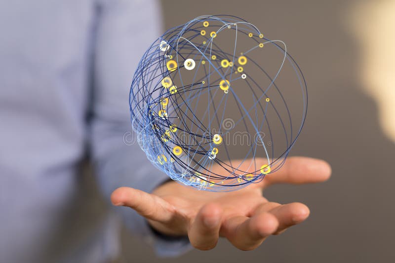 A Internet Net and Data Digital Concept Stock Image - Image of ...