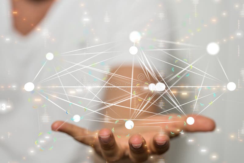 A Internet Net and Data Digital Concept Stock Photo - Image of attack ...