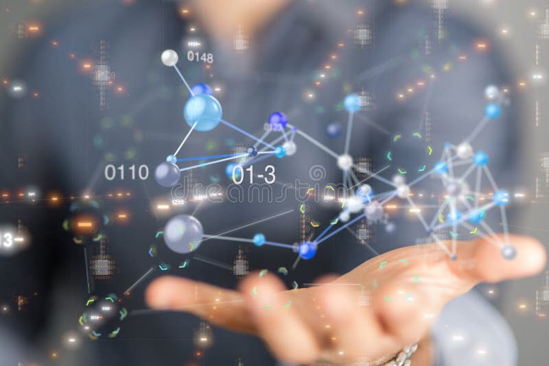 A Internet Net and Data Digital Concept Stock Photo - Image of ...