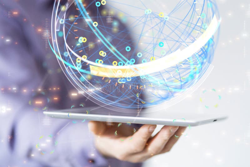 A Internet Net and Data Digital Concept Stock Photo - Image of connect ...