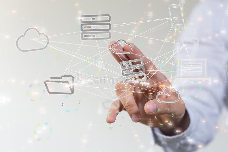 A Internet Net and Data Digital Concept Stock Photo - Image of ...