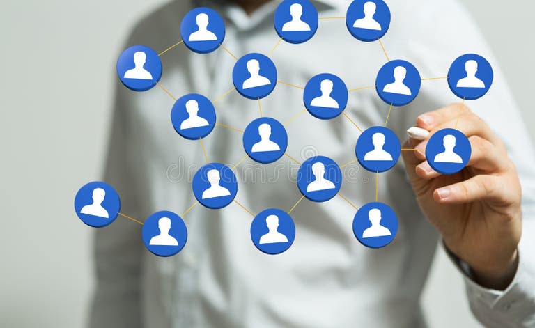 Internet Net and Data Digital Concept Teamwork Stock Photo - Image of ...