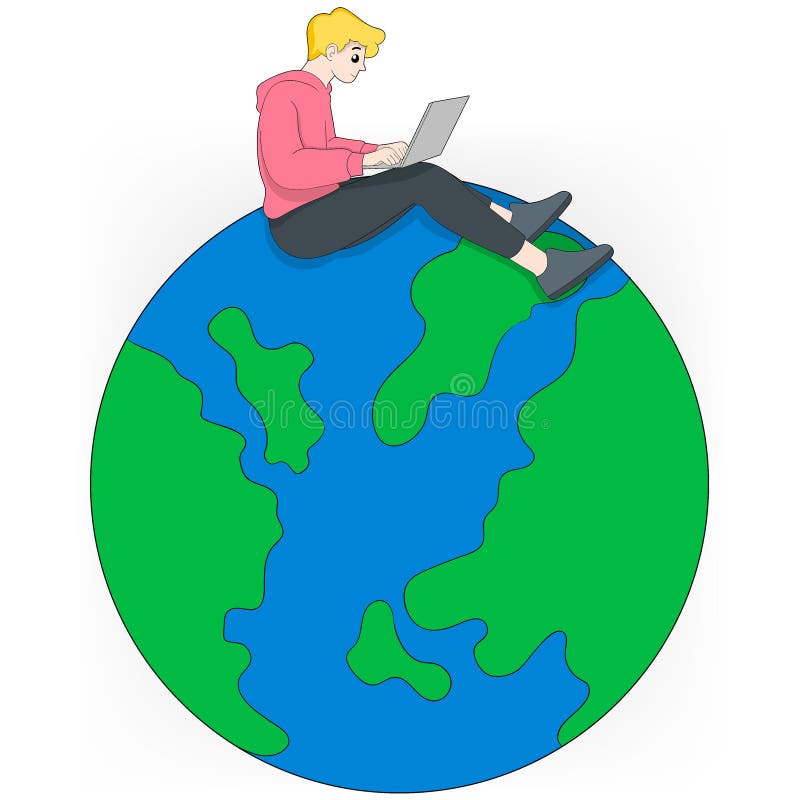 Internet Network Can Unite the World Stock Vector - Illustration of ...