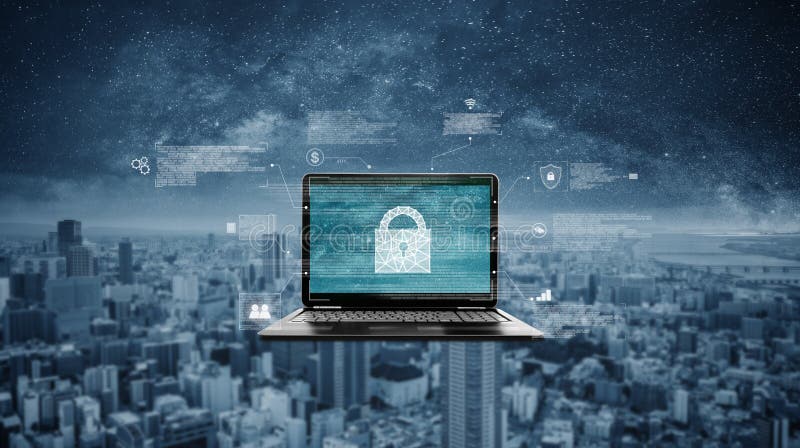 Internet Network and Cyber Data Security System Technology Stock ...