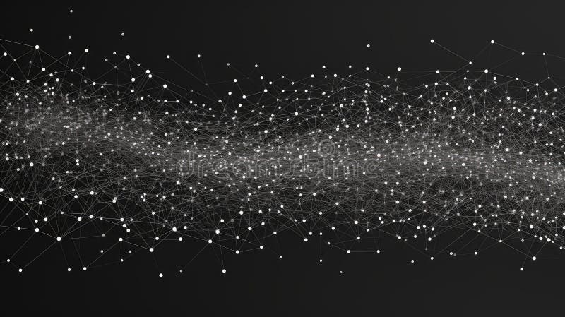 Internet Network Dots Background Stock Illustration - Illustration of ...