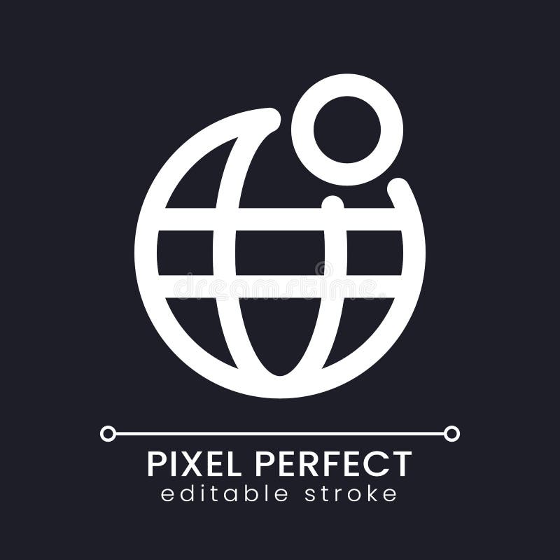 Internet Network Notification Pixel Perfect White Linear Ui Icon for ... Internet Network Notification Pixel Perfect White Linear Ui Icon for ...