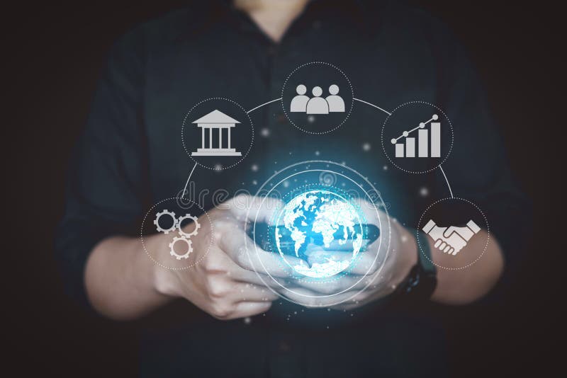 Internet Network Security Concept with People Use Smartphone Connect ...