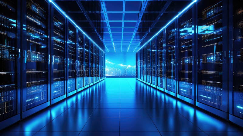 Internet Network Technology Background Stock Illustration ...