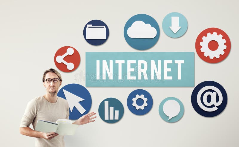 Internet Online Digital Technology Connection Concept Stock Image ...