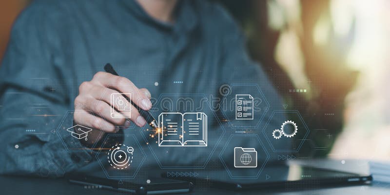 Internet Online Education and Learning Concept ,personal Development ...