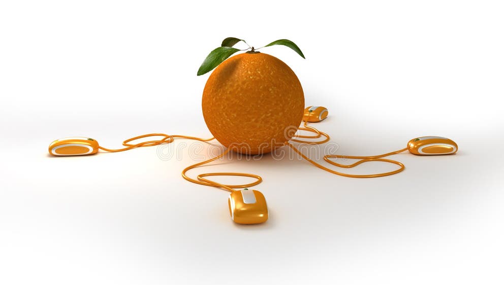 Internet orange stock illustration. Illustration of orange - 13243645