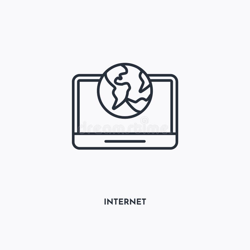 Internet Outline Stock Illustrations – 417,736 Internet Outline Stock ...