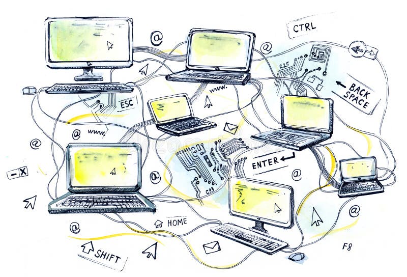 Internet stock illustration. Illustration of domestic - 68889422