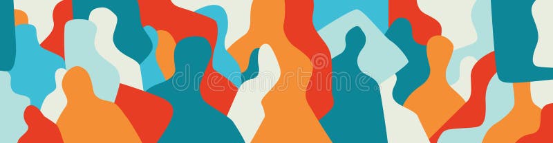 Internet People Abstract Silhouettes ,social Issues Vector Illustration ...