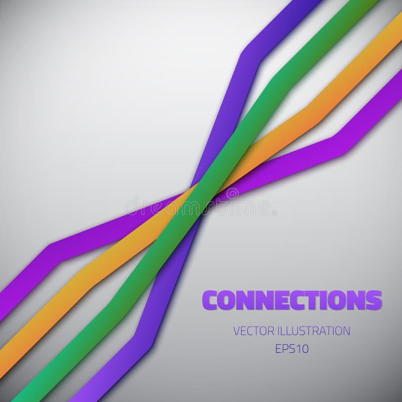 Internet People Connection Lines Vector Background Stock Vector ...