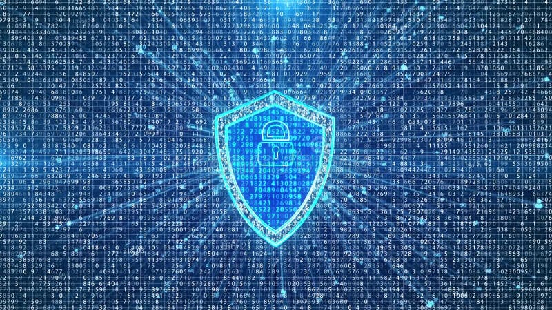 Internet Information Data Protection Network Security Background Stock ...