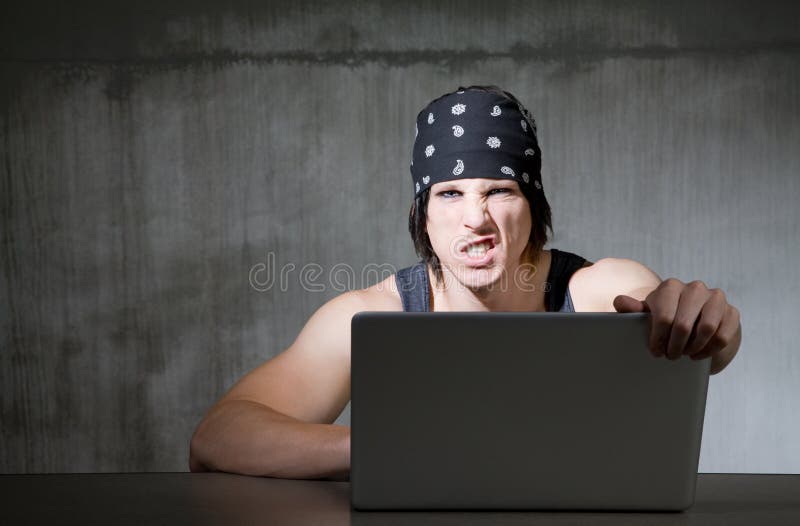 Internet Pirate stock photo. Image of security, hacker - 12084666