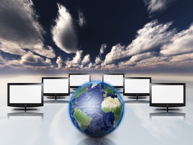 Internet stock illustration. Illustration of expansion - 136592153