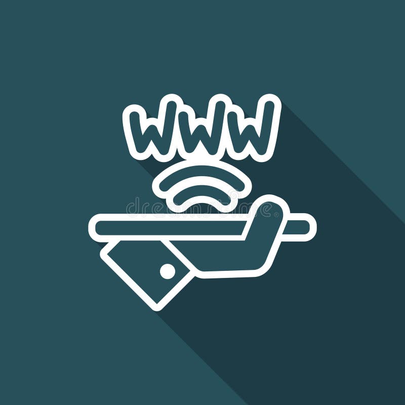 Internet point stock vector. Illustration of sign, offered - 118518869