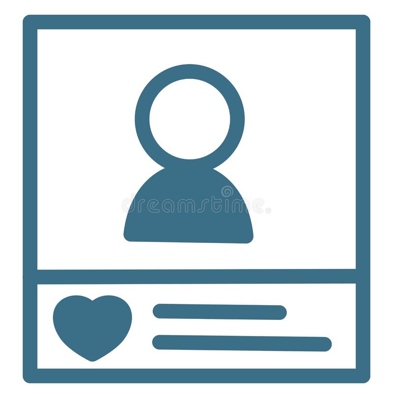 Internet Post Photo or Image Frame Vector Illustration Stock Vector ...