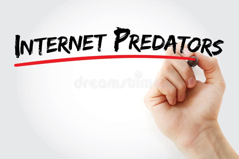 Online Predators Mind Map, Concept for Presentations and Reports Stock ...