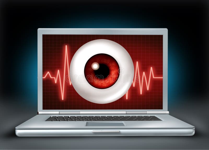 Internet-Privatleben stock abbildung. Illustration von informationen ...