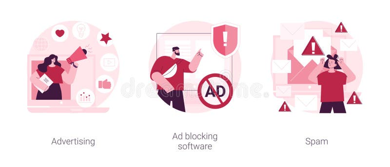 Internet Promotion Campaign Abstract Concept Vector Illustrations ...