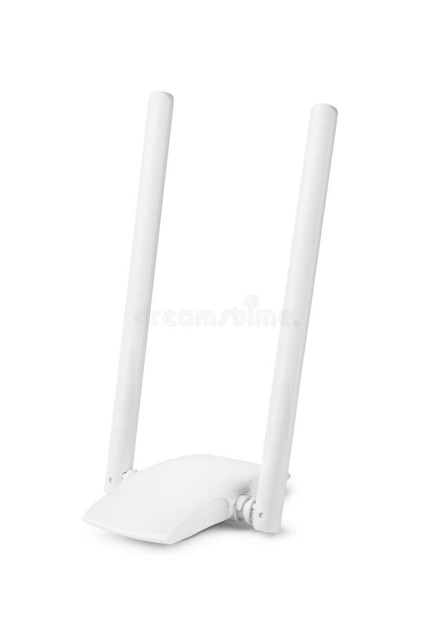 Internet Receiver Adapter Isolated Stock Image - Image of isolated ...