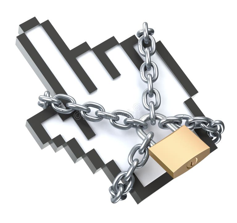 Internet restriction stock illustration. Illustration of icon - 23202426