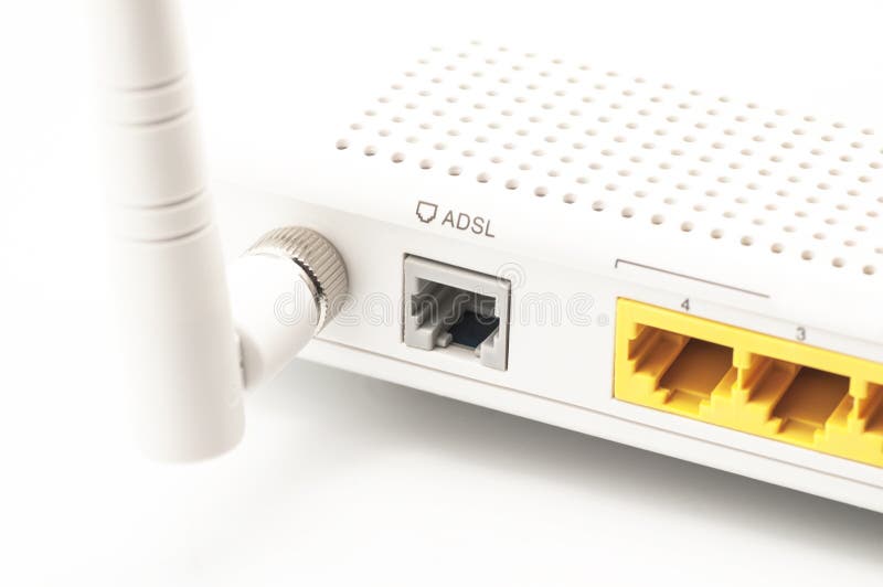 Internet router stock photo. Image of cable, isolated - 25406266