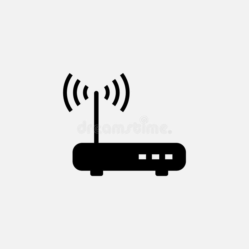 Internet Router. Vector Simple Modern Icon Design Illustration Stock ...