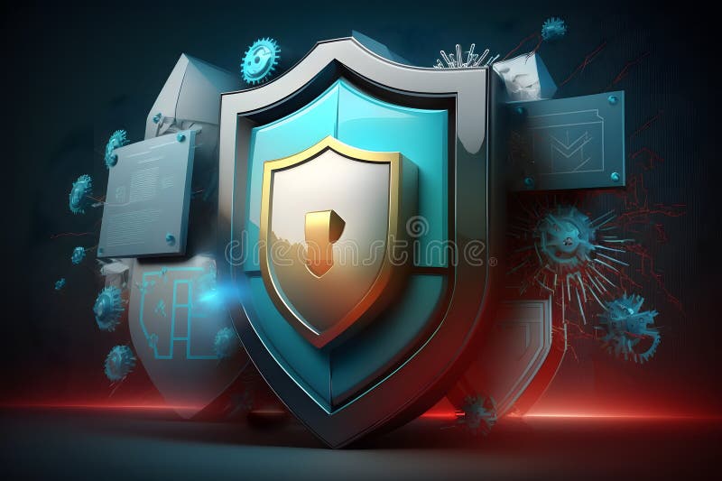 Internet Safe Browsing Concept Stock Illustration - Illustration of ...