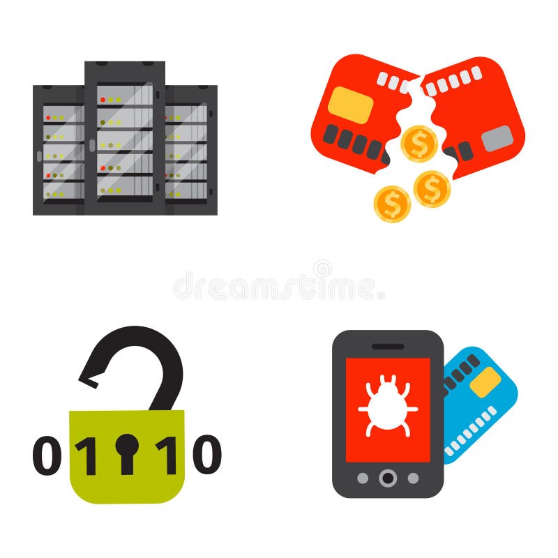 Internet safety icons stock vector. Illustration of file - 78151333