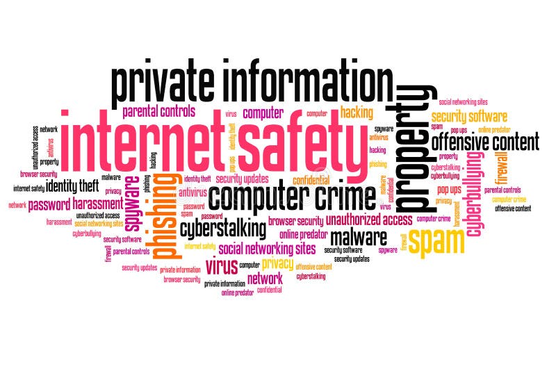 Internet safety stock illustration. Illustration of idea - 44463424