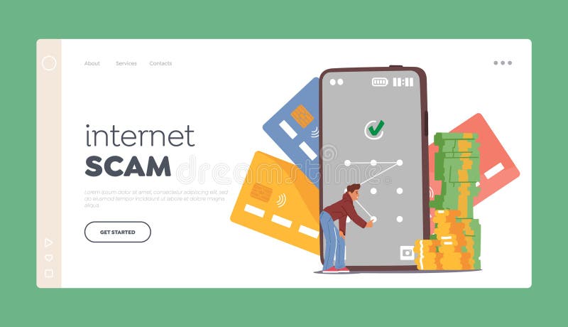 Cartoon Internet Scam Stock Illustrations – 1,064 Cartoon Internet Scam ...