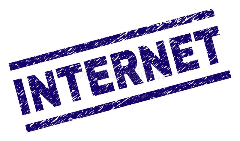 Grunge Textured INTERNET Stamp Seal Stock Vector - Illustration of ...