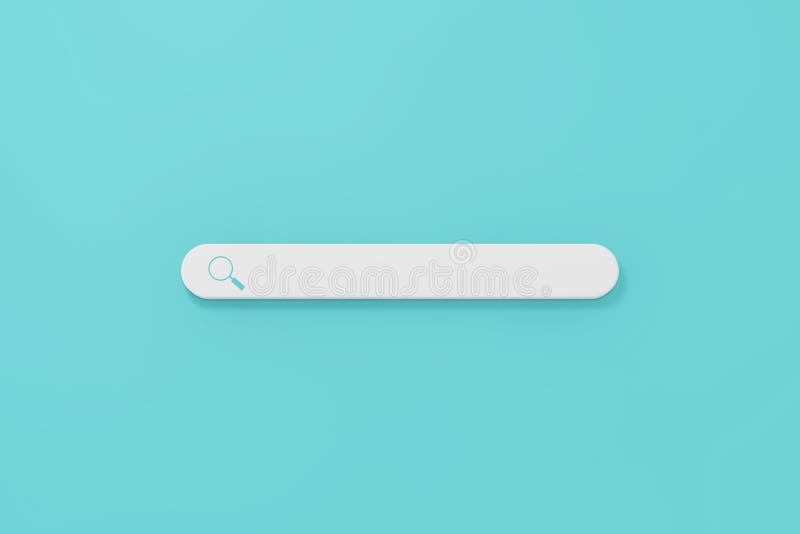 Internet Search Bar in Browser on Computer Monitor Screen with LCD ...