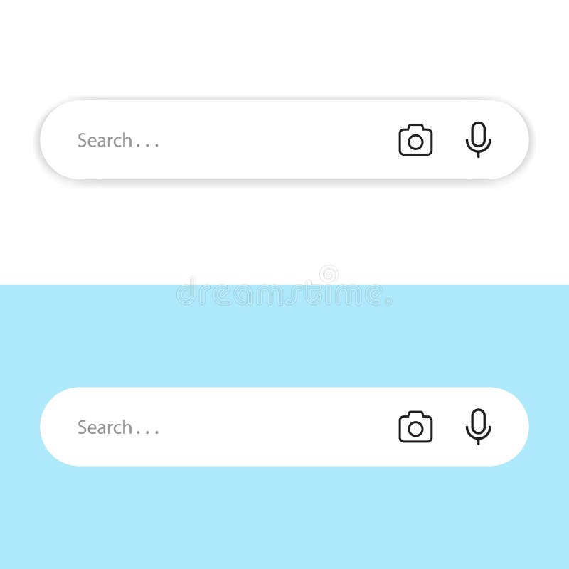 Internet Search Bar Icon Vector Illustration. Element of Browser App ...