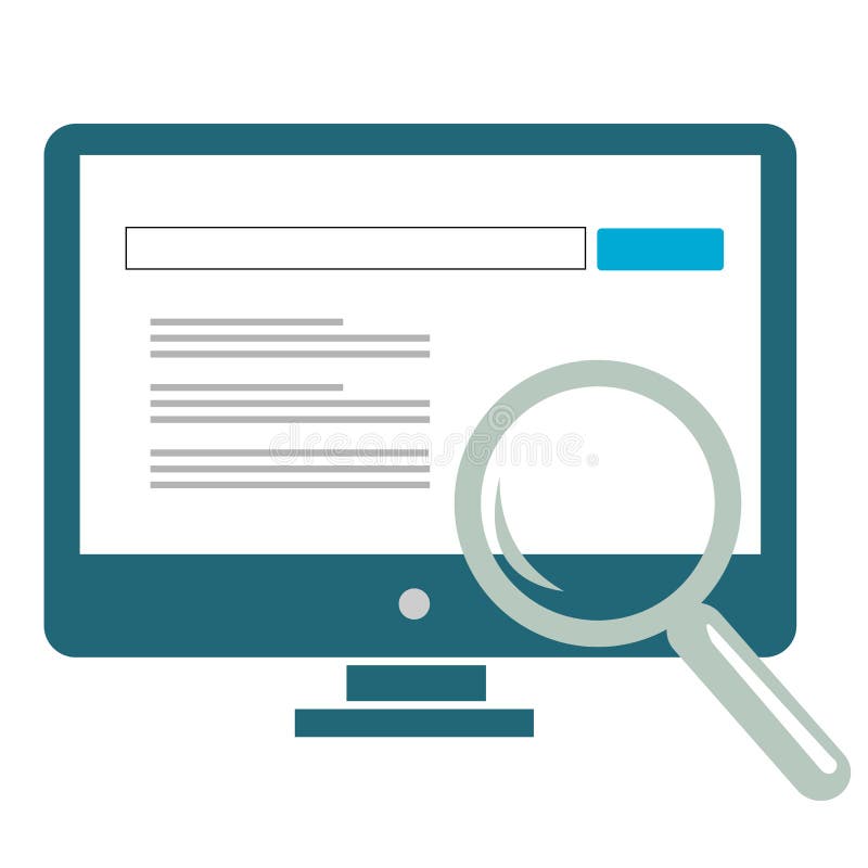 Internet Search Result stock vector. Illustration of search - 89546880