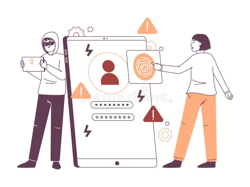 Internet Secure Connection Threat, Cyber Attack Protection. Cyber ...