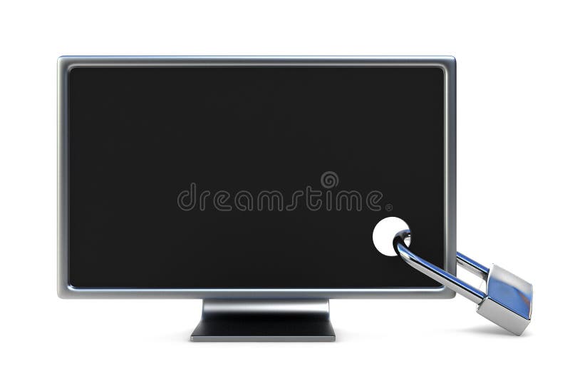 Internet security stock image. Image of internet, monitor - 10024079