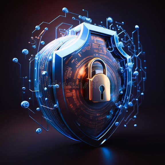 Internet Security Badge stock photo. Image of digital - 319587446