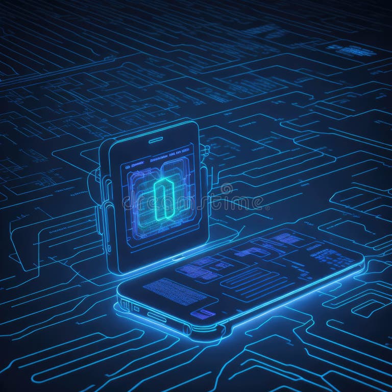 Internet Security Concept, Technology Vulnerable Passwords, Hacking Code, Computer and Smart ...