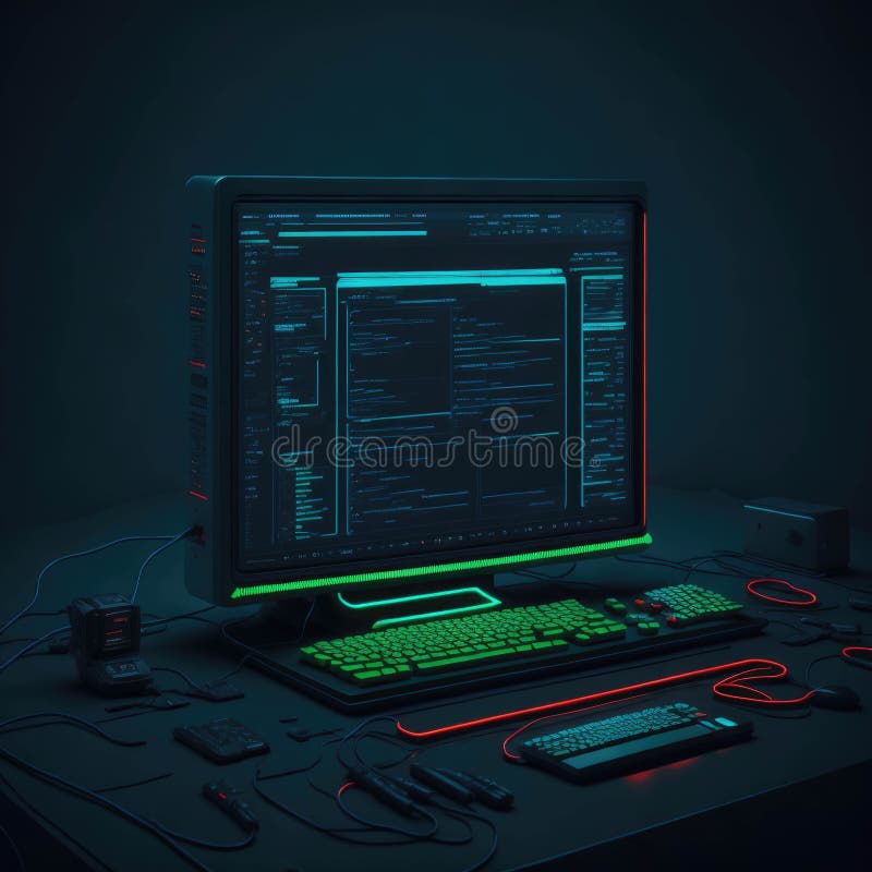 Internet Security Concept, Technology Vulnerable Passwords, Hacking ...