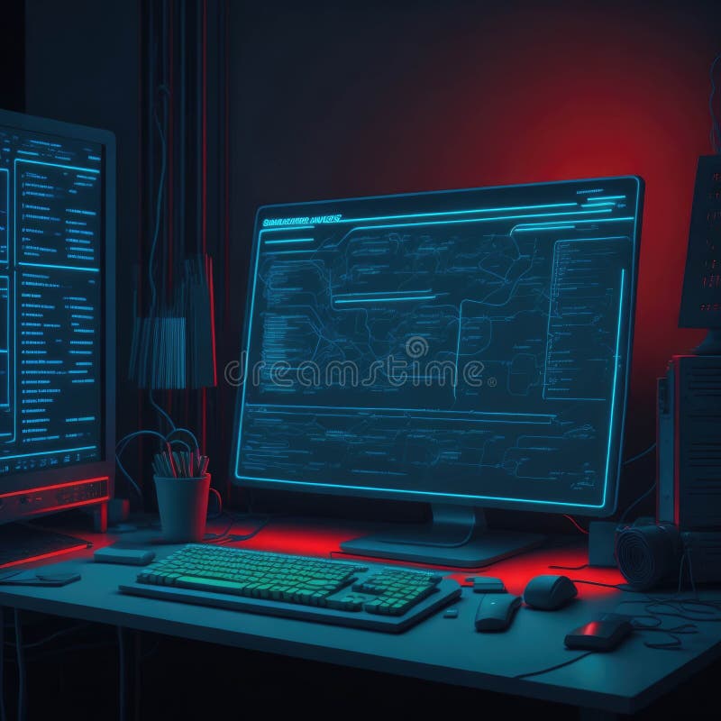 Internet Security Concept, Technology Vulnerable Passwords, Hacking ...