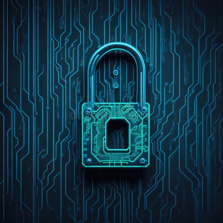 Internet Security Concept, Technology Vulnerable Passwords, Hacking ...