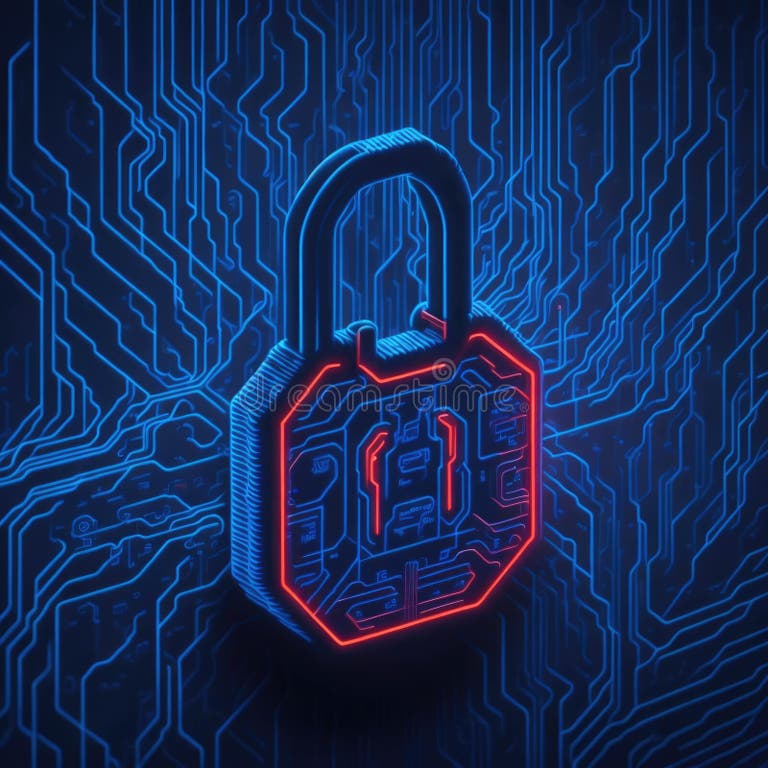 Internet Security Concept, Technology Vulnerable Passwords, Hacking ...